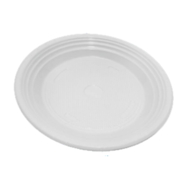 PRATO PS COPOBRAS RASO 15CM BRANCO COM 10 - Embol