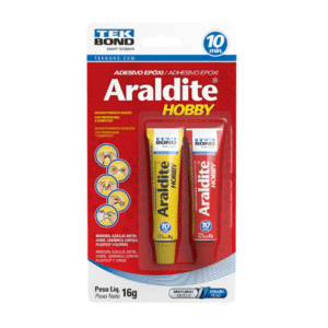 ADESIVO EPOXI TEKBOND ARALDITE HOBBY BLISTER COM 16G - Embol